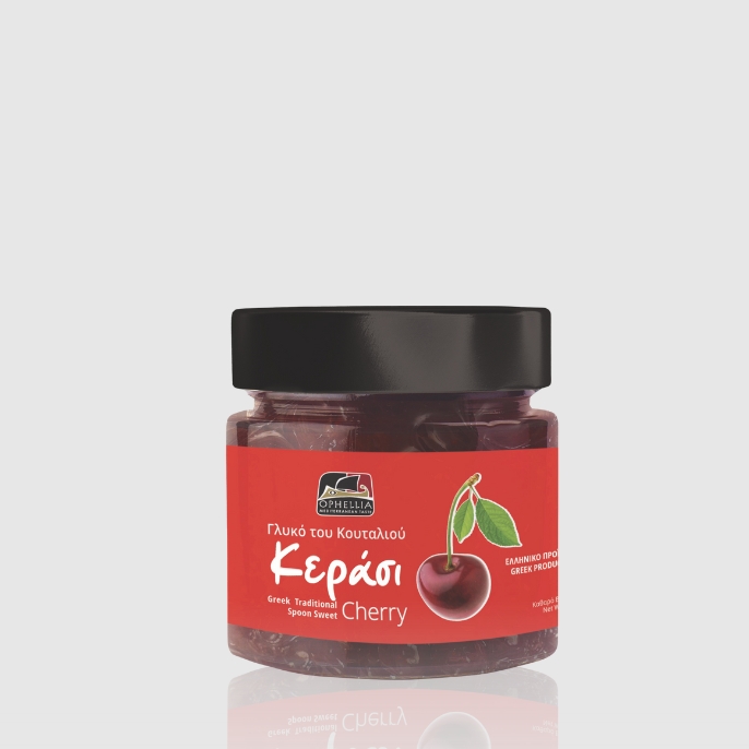 Traditional Spoon Sweet Cherry with Sugar 275g - Ophellia